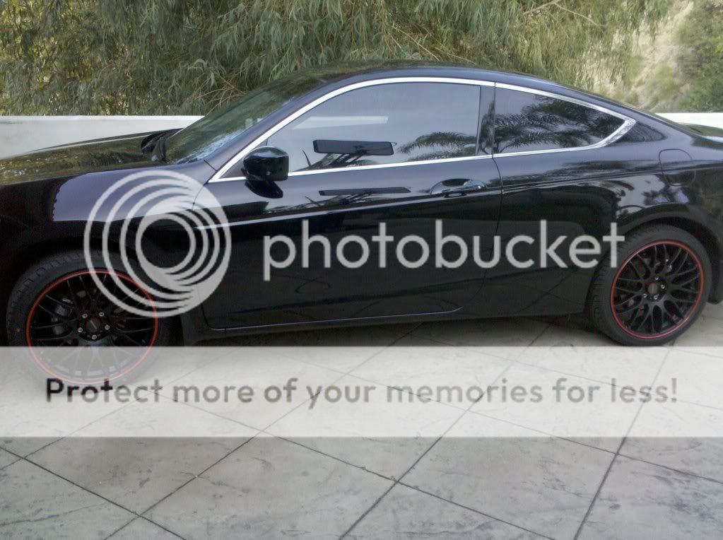 FS: 19" Tenzo R Type-m Matte Black w/ red stripe | Drive Accord Honda ...